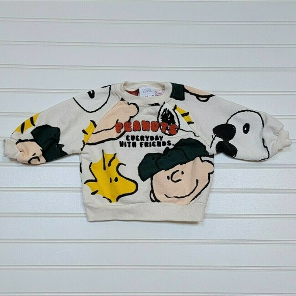 Zara | Shirts & Tops | Zara Snoopy Peanuts Sweatshirt | Poshmark